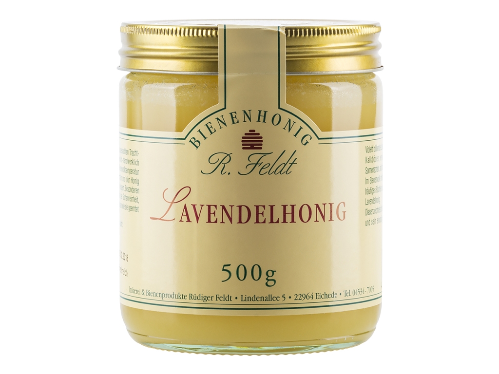 R. Feldt Lavendelhonig (500g) – Kräuterhaus Klocke